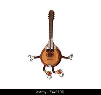 strings mandolin cartoon vector illustration Stock Vector Image & Art ...