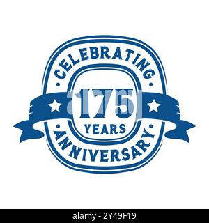 175th Anniversary Celebration Logo Design Template. 175th Anniversary ...