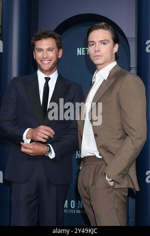 Nicholas Alexander Chavez, left, and Cooper Koch pose together at a ...