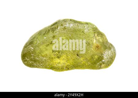 Natural rough Chrysoberyl gemstone on white background Stock Photo - Alamy