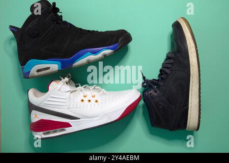 a beautiful shot of the Nike Air Jordan's 1, Air Jordans Retro 6 Aqua ...