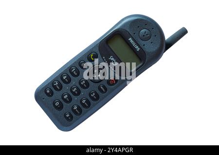 Vintage phone from the 1990's Philips TCD308 mobile telephone, 1997 ...