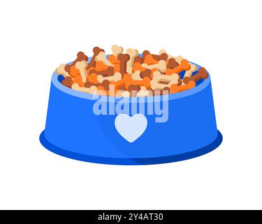 Full cat food pack icon flat vector. Pet feed. Tin can dry isolated ...