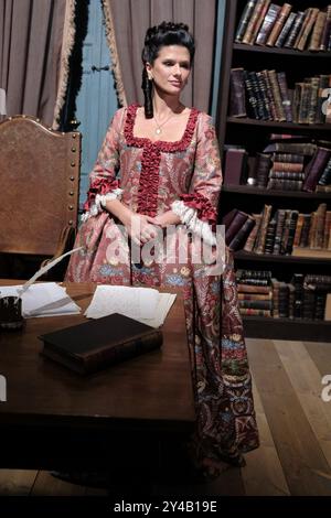 The actress Mari Paz Sayago poses during the presentation of the TV ...