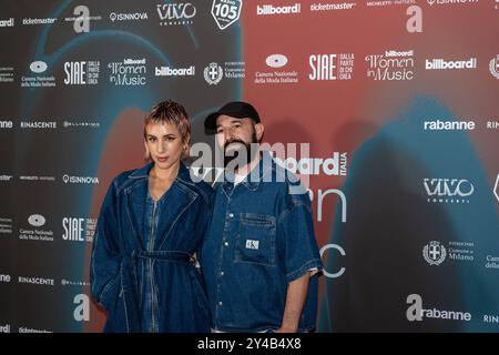 Coma Cose Attends "Billboard Women In Music" Red Carpet Photocall At ...