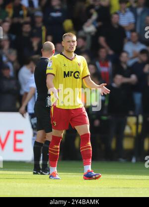 Watford's Mattie Pollock during the Sky Bet Championship match at Pride ...
