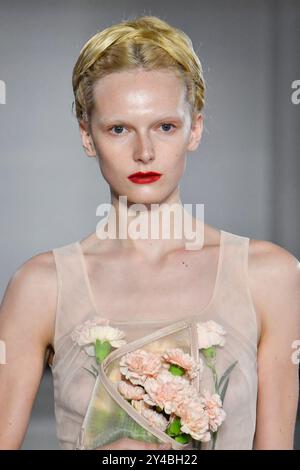 Alex Consani walks the runway during the Victoria's Secret Fashion Show ...