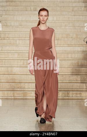 Model Jadi Wegener walks on the runway during the Chanel Ready to Wear ...