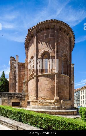Apse of San Juan de Rabanera church. Soria, Spain Stock Photo - Alamy