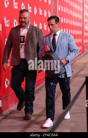 Kansas City Chiefs general manager Brett Veach speaks during a press ...