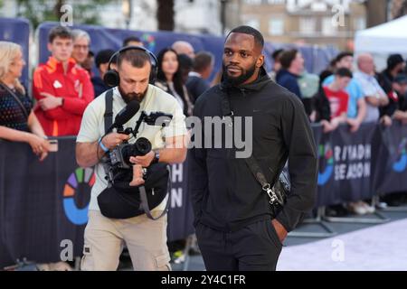 Ishmael Davis during the ceremonial grand arrivals at the Odeon Luxe ...