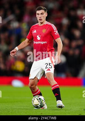 Manchester United's Manuel Ugarte during the Premier League match at ...