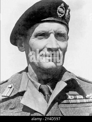 Field Marshal Bernard Montgomery, 1942. Second World War: North Africa ...