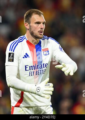 Lyon goalkeeper Lucas Perri during the French championship Ligue 1 ...