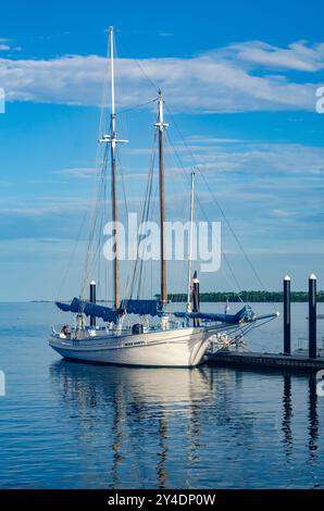 The "Mike Sekul" schooner is pictured at the Biloxi Schooner Pier ...