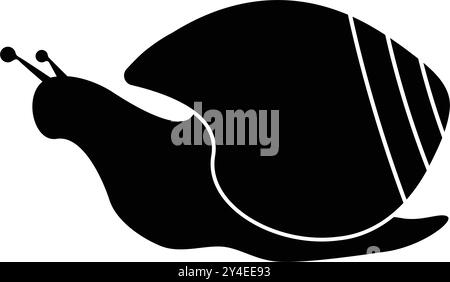 black snail icon illustration design Stock Vector Image & Art - Alamy