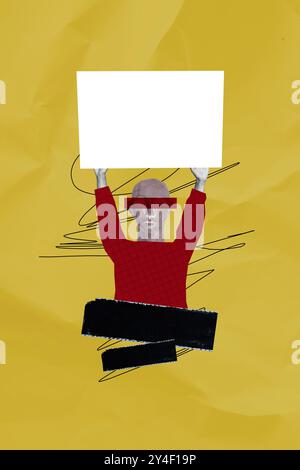 Vertical poster collage rebellion strike activists against ...