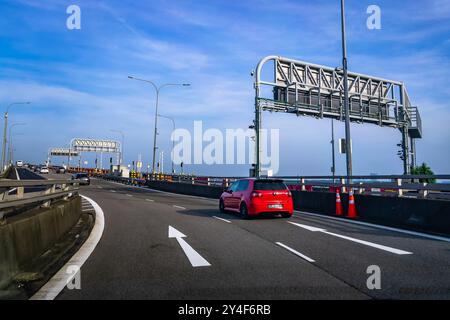 Vehicles exiting Tuas Second Link Custom. It is one of Singapore's two ...
