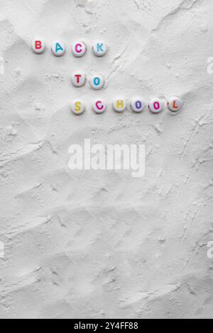 Preparation for school, back to school background. School children's ...