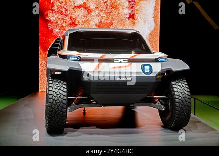 Dacia Sandrider Prodrive Dakar-rally car at the Geneva International ...