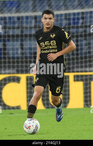 Reda Belahyane of S.S. Lazio is in action during the 26th day of the ...