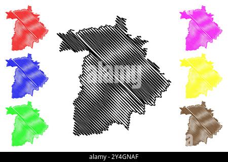 Western Downs Region (Commonwealth of Australia, Queensland state) map ...