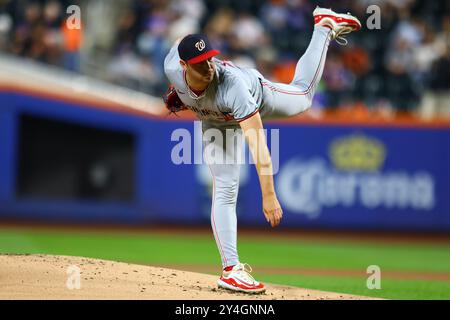 Washington Nationals starting pitcher Mitchell Parker (70) in action ...