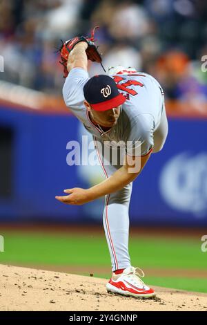 Washington Nationals starting pitcher Mitchell Parker (70) in action ...