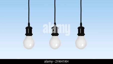 Many New Modern Shape Led Light Bulbs Stock Photo - Alamy