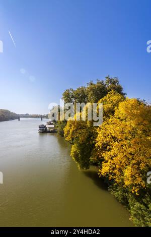 Confluence of Tisza and Bodrog river in Tokaj, Hungary Stock Photo - Alamy
