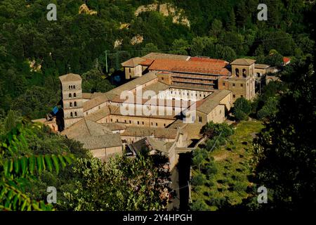 Panorama of the ancient village of Subiaco, Rome, Italy Stock Photo - Alamy