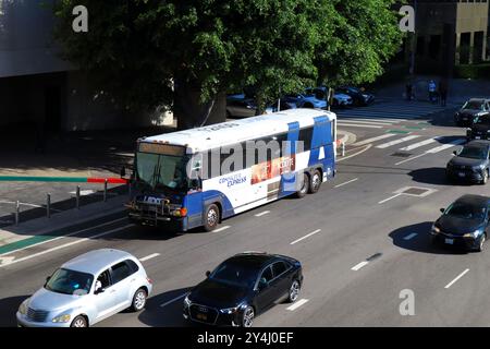 Los Angeles LADOT Commuter Express Transit Bus Stock Photo - Alamy