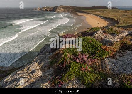 Pen Hat Beach on the Iroise Sea.Camaret, Crozon, Finistere, Brittany ...