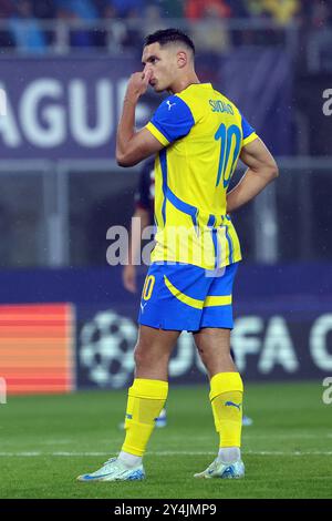 Bologna players stand during penalty shoot out at the end of Italian ...