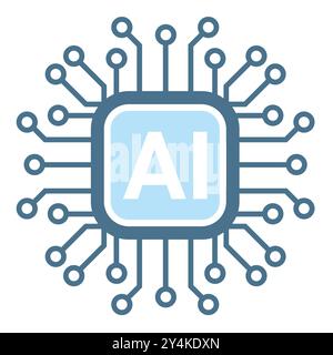Generative AI artificial intelligence icon set collection creative creation created by ...