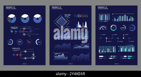 Finance elements commercial charts. Abstract vector illustration Stock ...