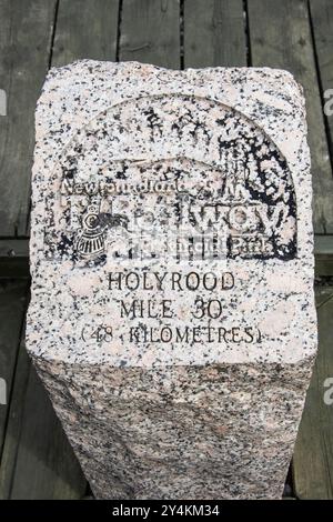 Boardwalk sign at the beach on Conception Bay highway in Holyrood ...