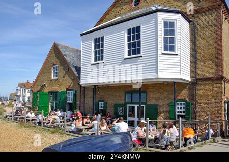 Whitstable Oyster Company restaurant on beach, Horsebridge Road ...