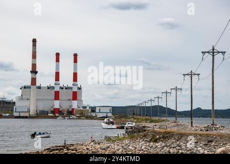 Holyrood Power Plant on Indian Pond in Seal Cove, Conception Bay South ...