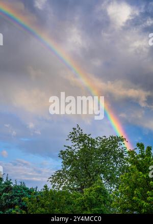 Soft blue cloudy sky after the rain Stock Photo - Alamy
