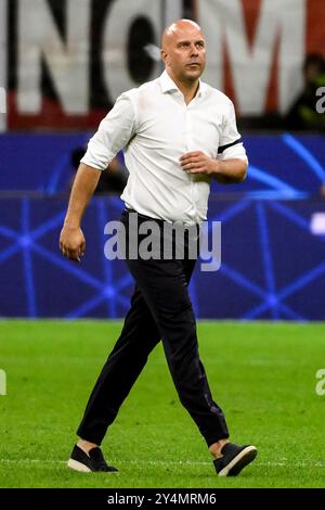 Liverpool manager Arne Slot in the stands during the Premier League ...