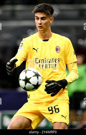 Lorenzo Torriani of AC Milan during Coppa Italia round of 16 football ...