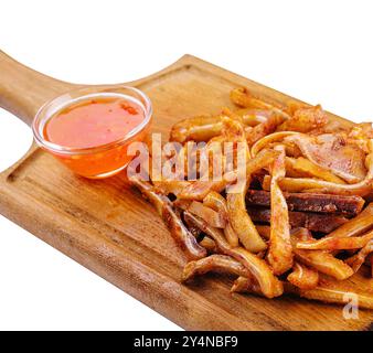Chinese cuisine - Smoked pork ear snack appetizer Stock Photo - Alamy