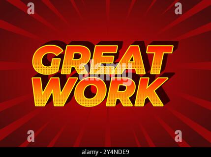 Great work. Text effect design in 3D style with good colors Stock ...