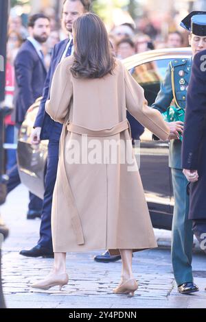 Queen Letizia of Spain attends at Centro del Carmen de Cultura ...