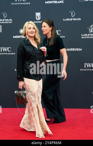 Nadia Comaneci attends Laureus World Sports Awards 2025 Nominees press ...