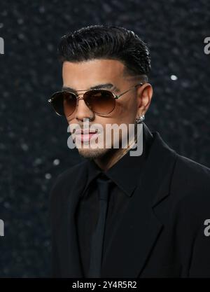 Rauw Alejandro attends the red carpet during the 24th Annual Latin ...