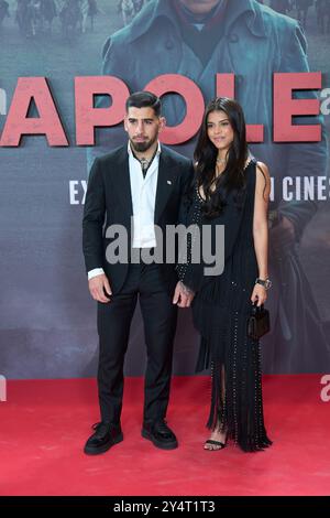 Ilia Topuria, Giorgina Uzcategui Badell attends 'Napoleon' Premiere at ...