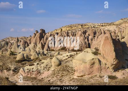 Imaginary Valley, a valley full of unique rock formations in Cappadocia ...