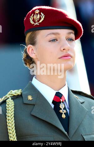 Crown Princess Leonor of Spain attends the Pascua Militar ceremony at ...